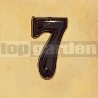 Domové súpisné číslo 7 glazované - topgarden.sk - domové čísla
