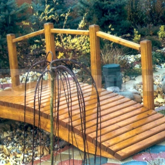 Drevený mostík model 1 - topgarden.sk - drevené mostíky