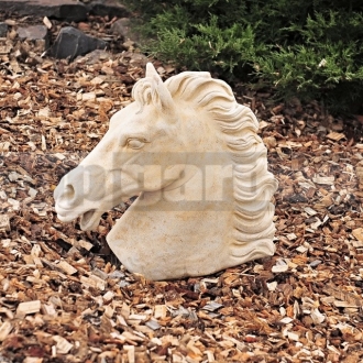 Hlava koňa 073a - topgarden.sk - záhradná soška